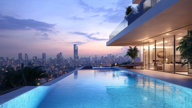 Luxurious Contemporary Villa with Stunning Infinity Pool Overlooking ...