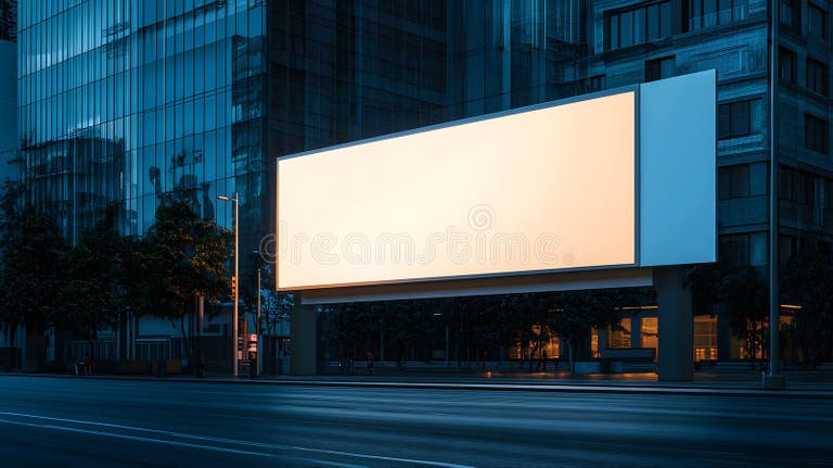 Modern Large Horizontal Advertising Poster Billboard Mockup Template ...