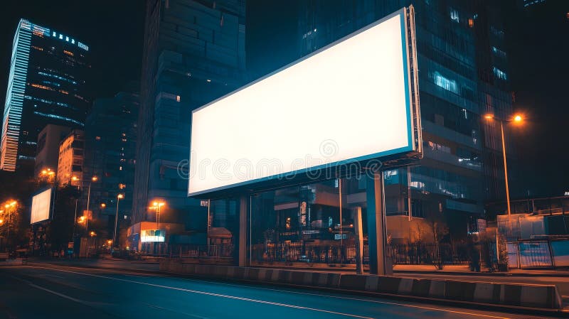 Modern Large Horizontal Advertising Poster Billboard Mockup Template ...