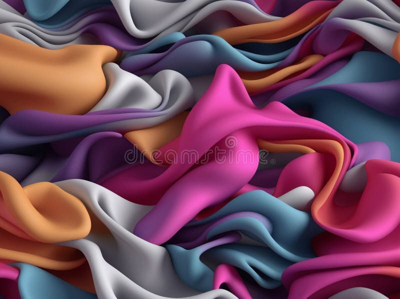 A Modern Silk, Luxury Patterns, and Waves Stock Illustration ...