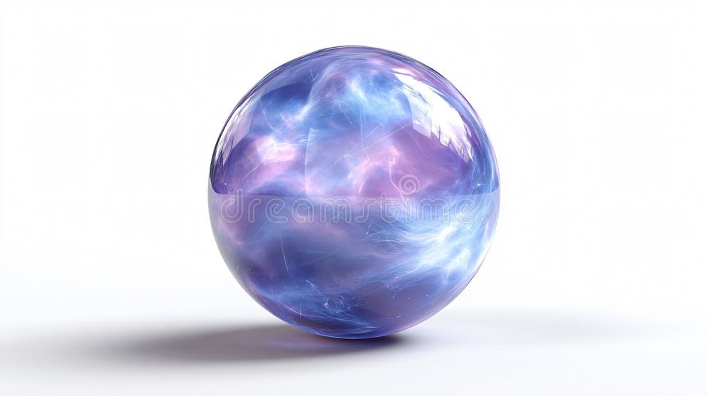 Mysterious Glowing Crystal Ball for Witchcraft and Magic Rituals Stock ...