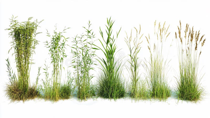 Native Buffalo Grass Growth Collection for Professional Use Stock Photo ...