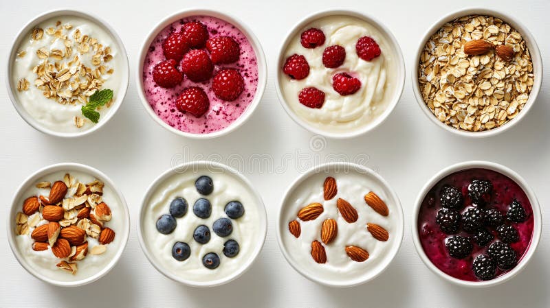Nutritious Yogurt Topping with Mixed Berries for Healthy Snack Options ...