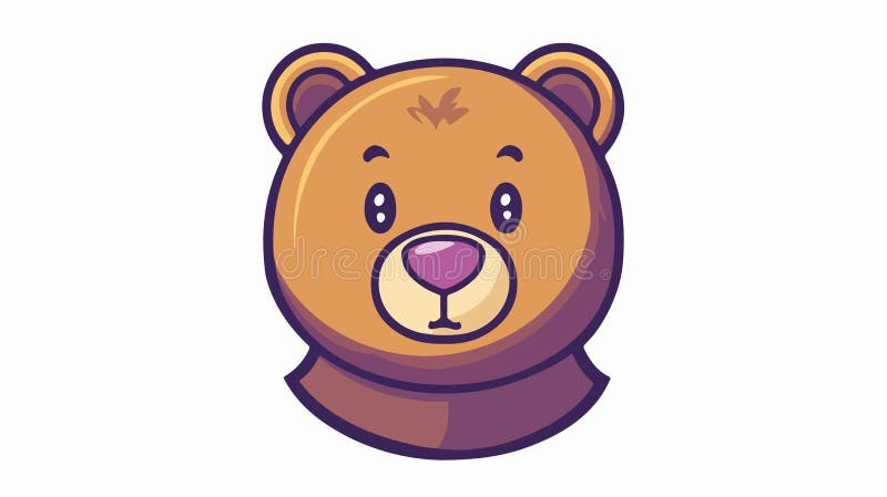 Professional Bear Icon Vector Illustration Isolated on White Background ...