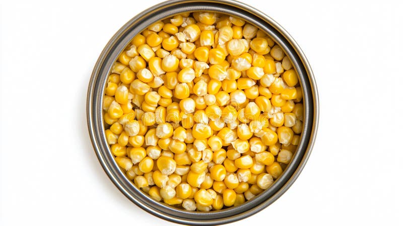 Professional Can of Corn Isolated on White Background for Food ...