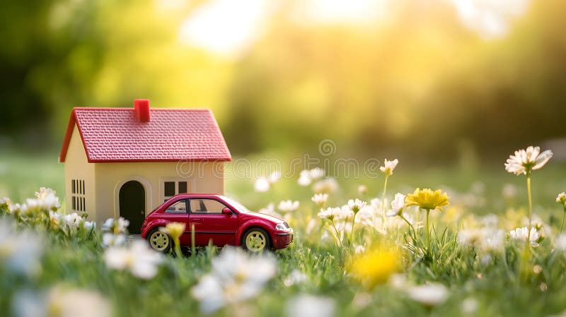 Professional Home and Auto Insurance Concept for Advertising Campaigns ...