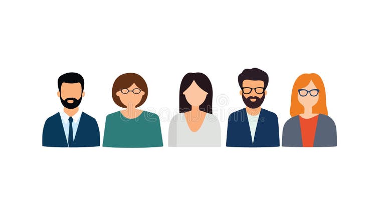 Professional People Icon Vector Illustration Isolated for Marketing ...