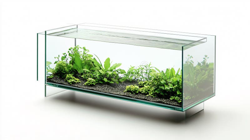 Rectangular Tank Mockup for Industrial Use Stock Illustration ...