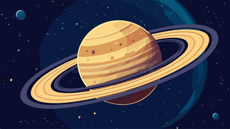 Saturn Outer Space Planet Ball Sphere Celestial EPS Image Stock ...