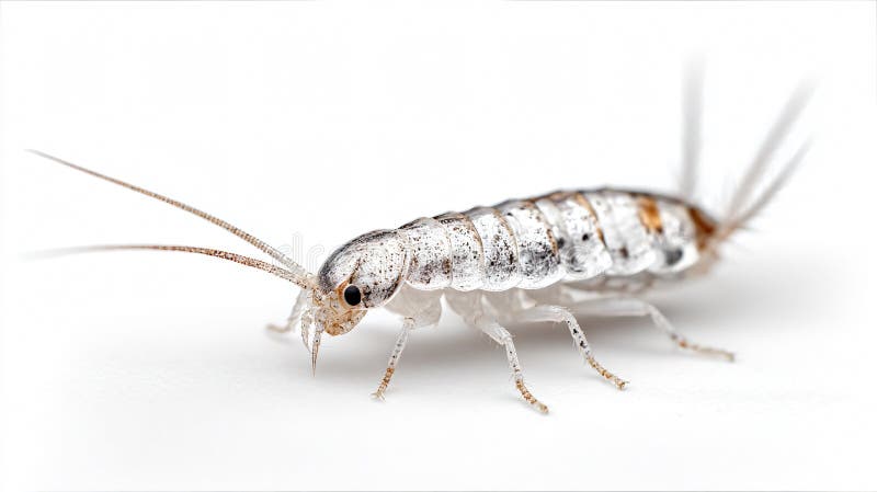 Shiny Silverfish Isolated on White Background for Professional Use ...