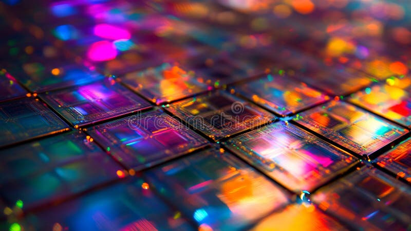 Silicon Wafer Production Process in Advanced Facility Stock ...