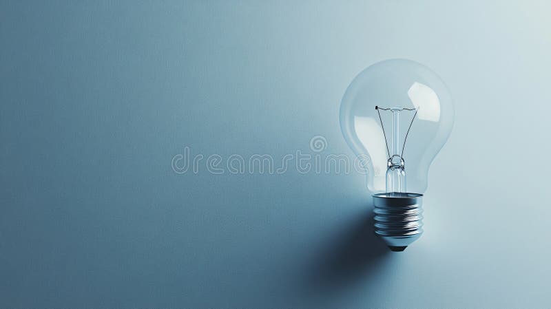 Single LED Light Bulb Isolated on White Background for Professional ...