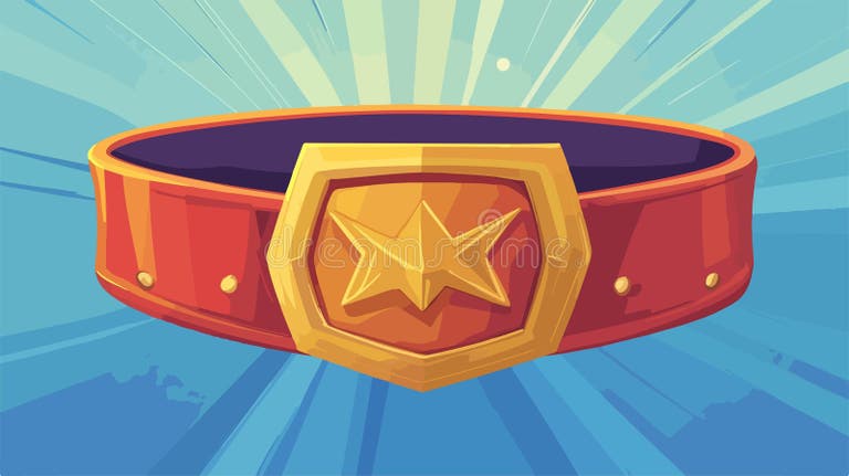 Superhero Belt Vector Isolated Illustration for Professional Graphic ...