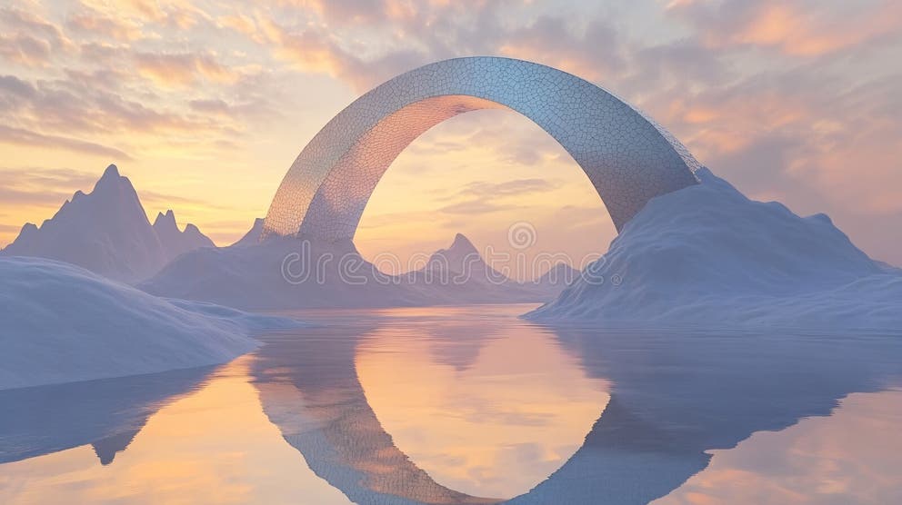Surreal Beautiful Dream Land Abstract Background Stock Image - Image of ...