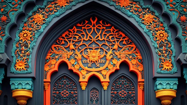 Vibrant Ornamental Plastic Relief Pattern for Creative Projects Stock ...