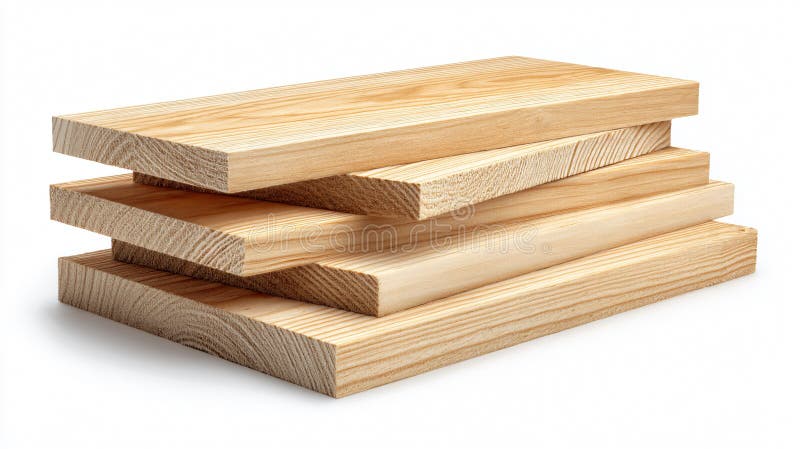 2x4 Wood Boards Isolated on White Background for Carpentry Projects ...