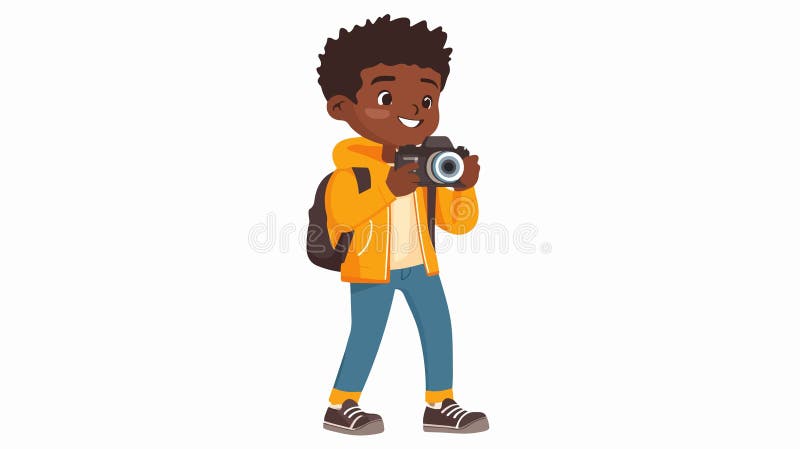 Young African American Boy Pretending To Shoot with Imaginary Gun Stock ...