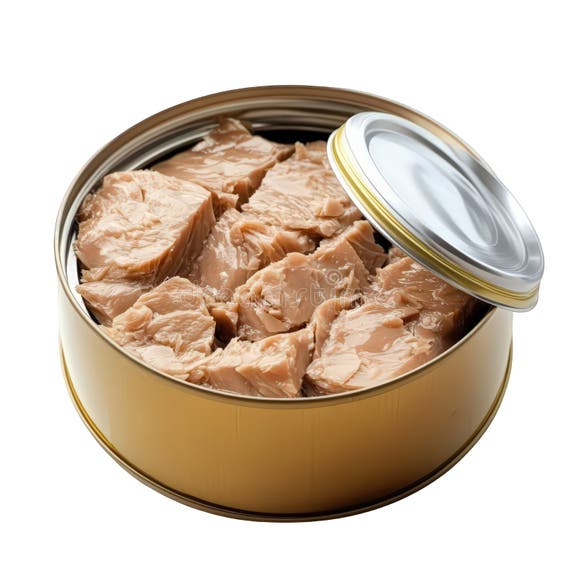 Canned Tuna Opened and Ready To Use Stock Image - Illustration of ...