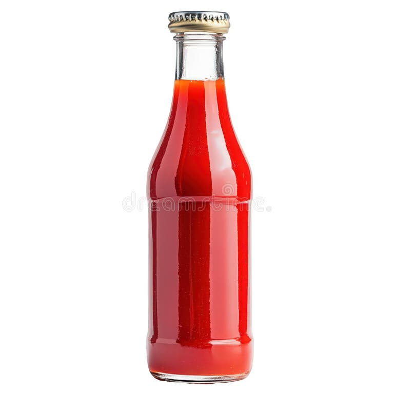 Classic Glass of Ketchup stock image. Illustration of tomatosauce ...