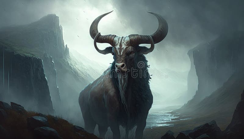 The Cow of Legends. a Blessing Beyond Measure. Generative AI Stock ...