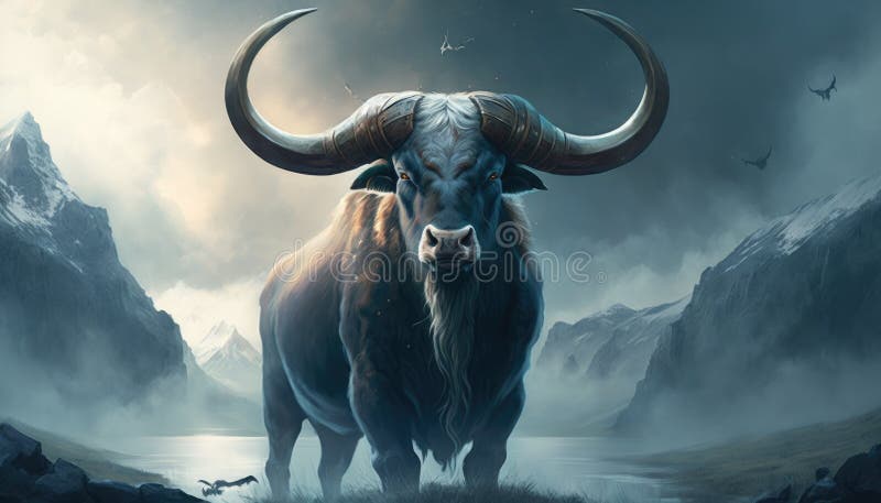 The Cow of Legends. a Blessing Beyond Measure. Generative AI Stock ...