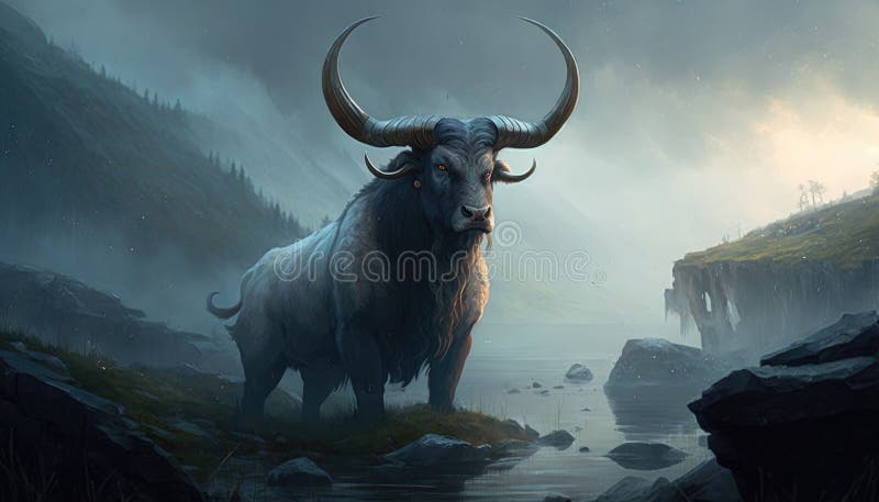 The Cow of Legends. a Blessing Beyond Measure. Generative AI Stock ...