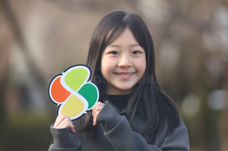 Girl with elderly mark stock image. Image of copy, sunny - 343351023