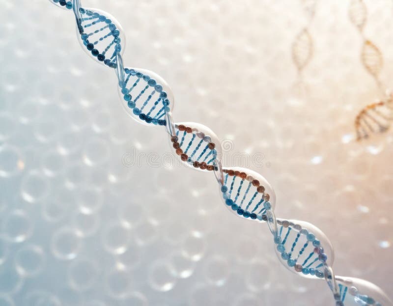 Image of glass DNA. stock photo. Image of health, biology - 309262096