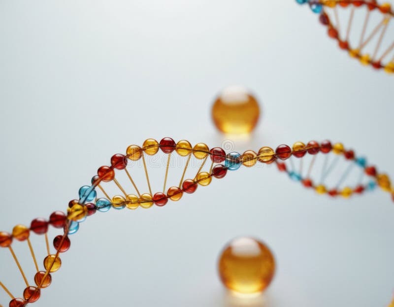 Image of glass DNA. stock image. Image of visual, biology - 310211377