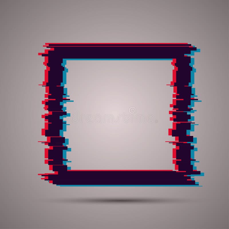 Image with glitch effect. stock illustration. Illustration of identity ...