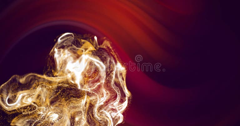 Image of Glowing Lights Moving Over Red Light Trails Background Stock ...