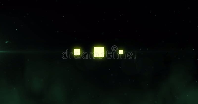 Image of Glowing Loading Squares Digital Interface Stock Illustration ...