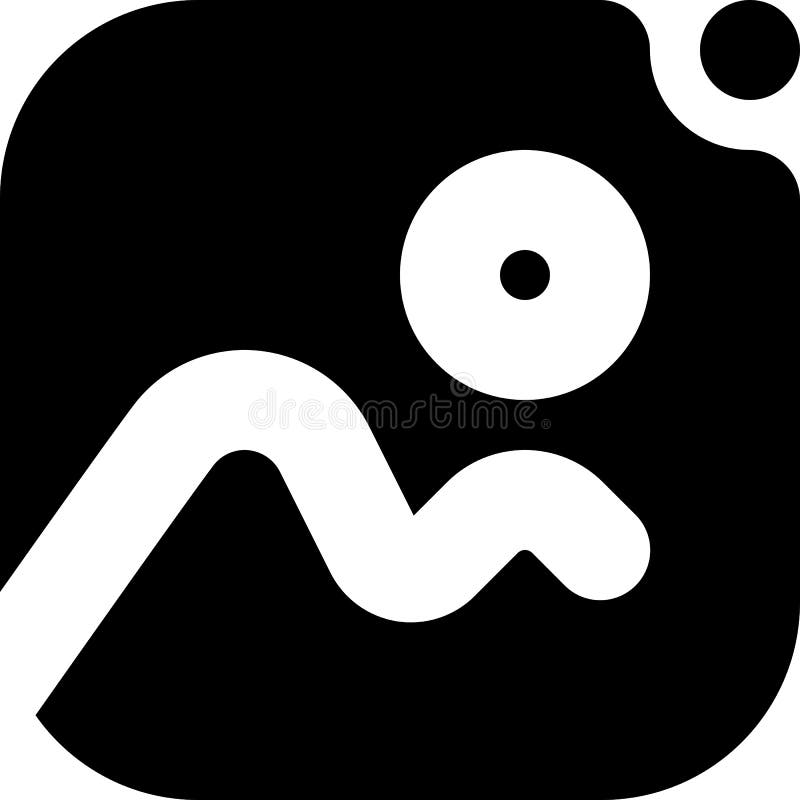 Image Glyph Style Icon Design Symbol and Illustration Vector Stock ...