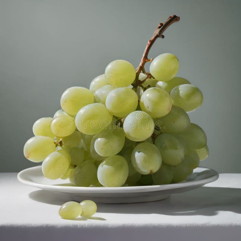 Image of Grapes Generated from AI Generated Stock Illustration ...