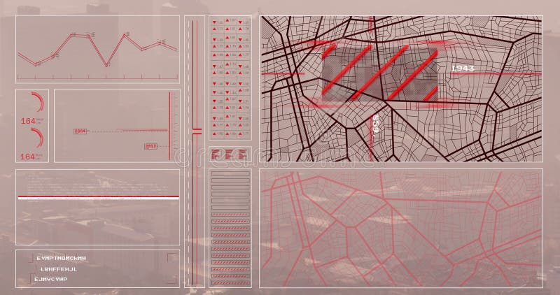 Image Of Graph Loading Circles Bars Navigation Pattern And Computer