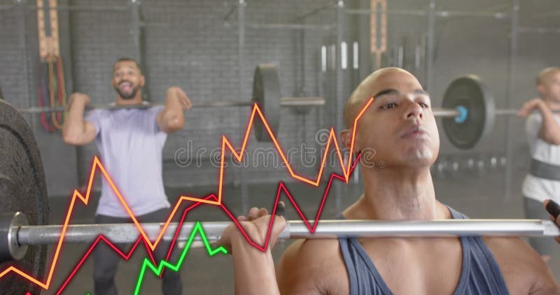 Image of Graph Processing Data Over Diverse Lifting Barbells at Gym ...