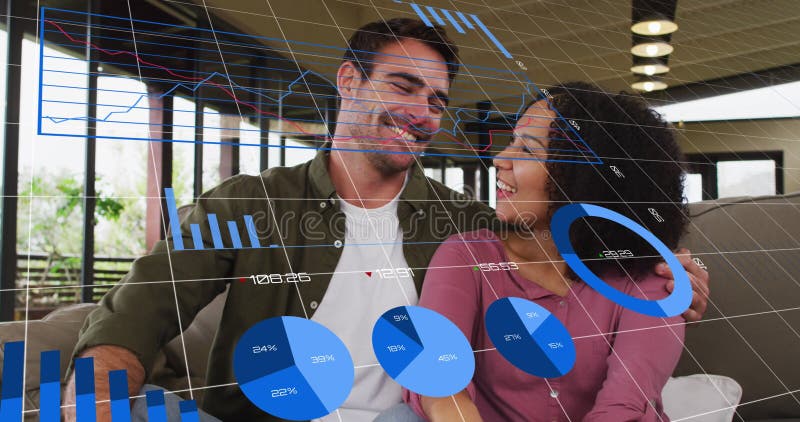 Image of Graphs and Changing Numbers Over Diverse Couple Sitting and ...
