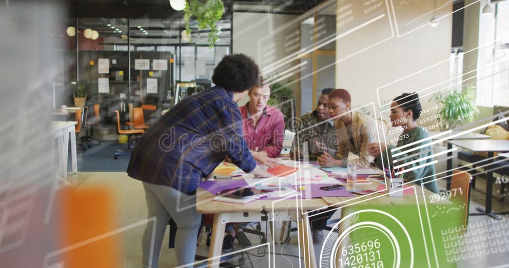 Image of Graphs, Loading Circles, Changing Numbers, Diverse Coworkers ...