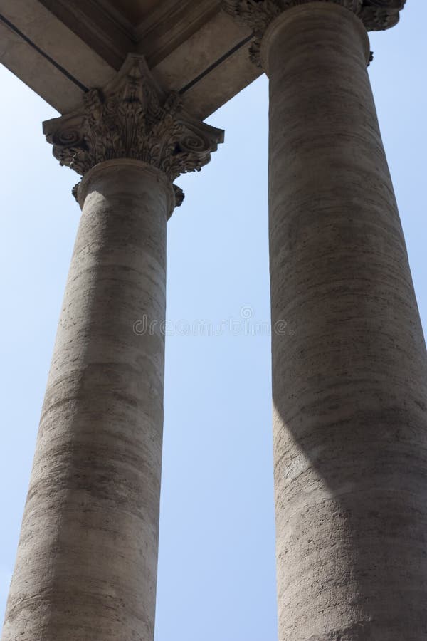 Image of greek columns stock photo. Image of pillar, concrete - 54365938
