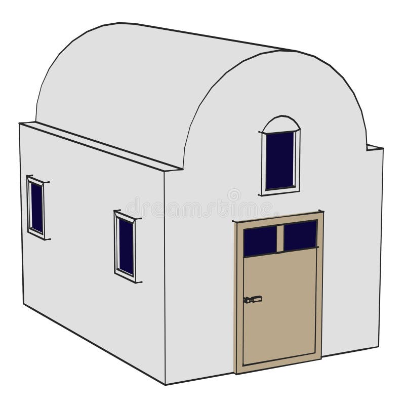 Image of greek house stock illustration. Illustration of classic - 35730977