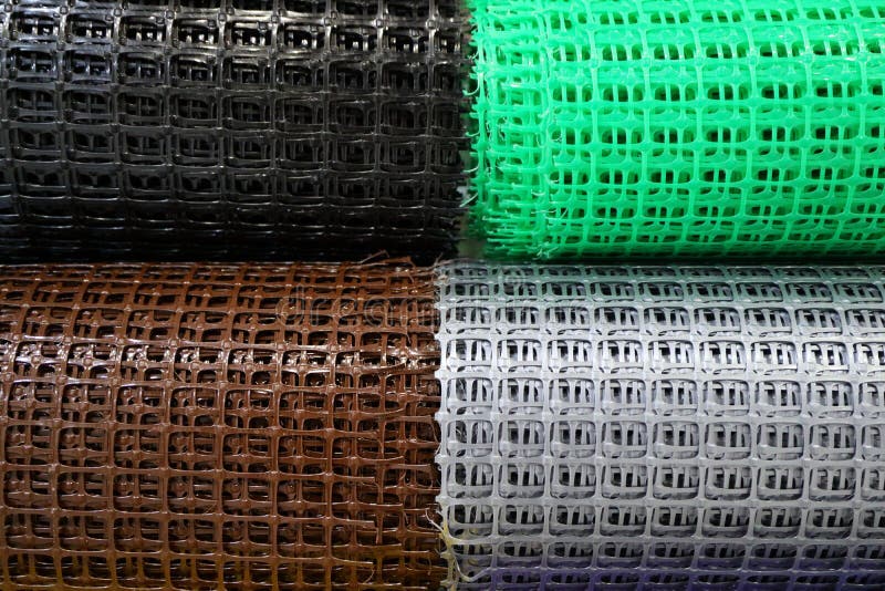 Plastic Mesh. Reinforcement Mesh Stock Image - Image of grid, netting ...