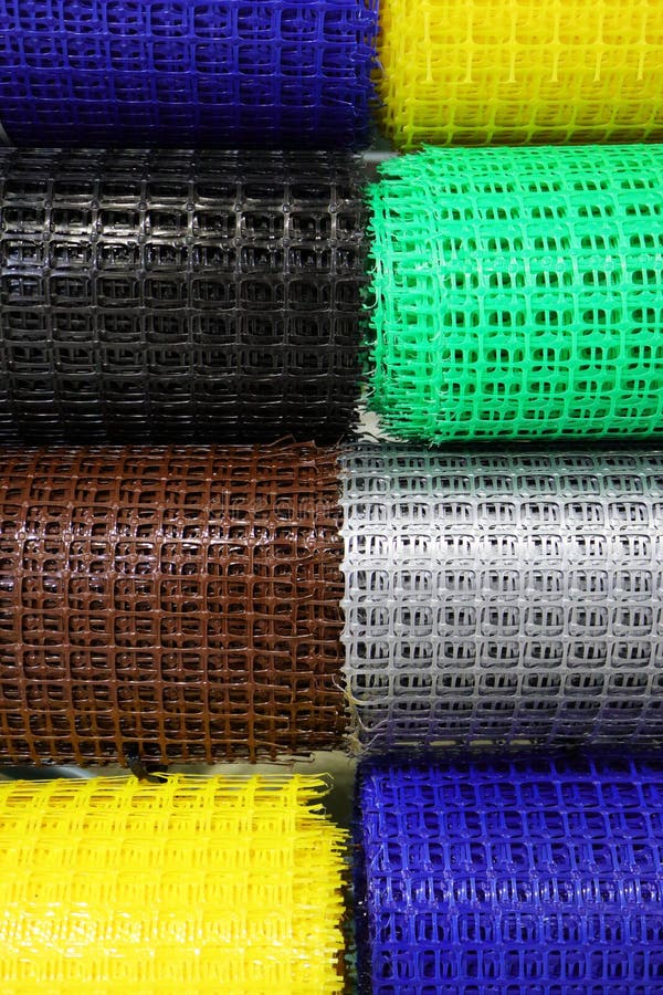 Plastic Mesh. Reinforcement Mesh Stock Image - Image of grid, netting ...
