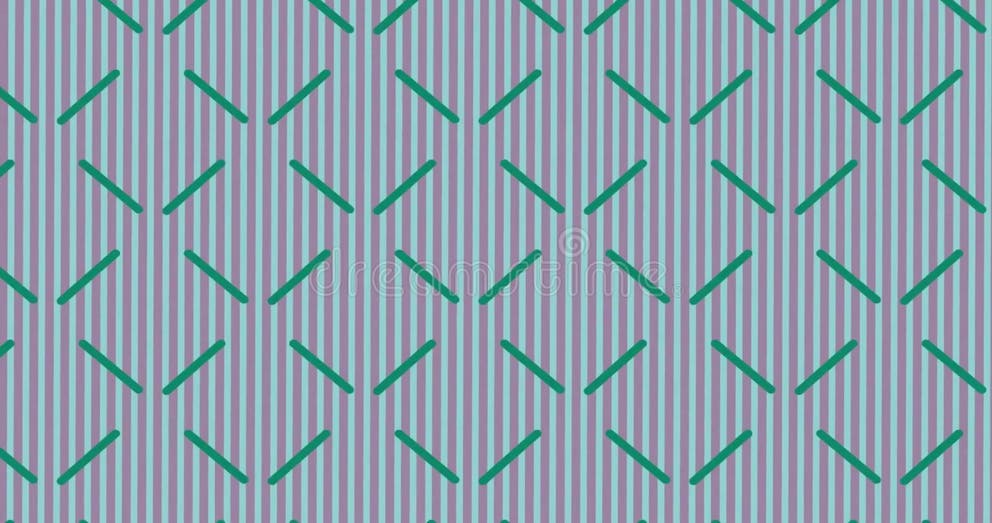Image of Green Lines Pattern Moving on Striped Background Stock ...