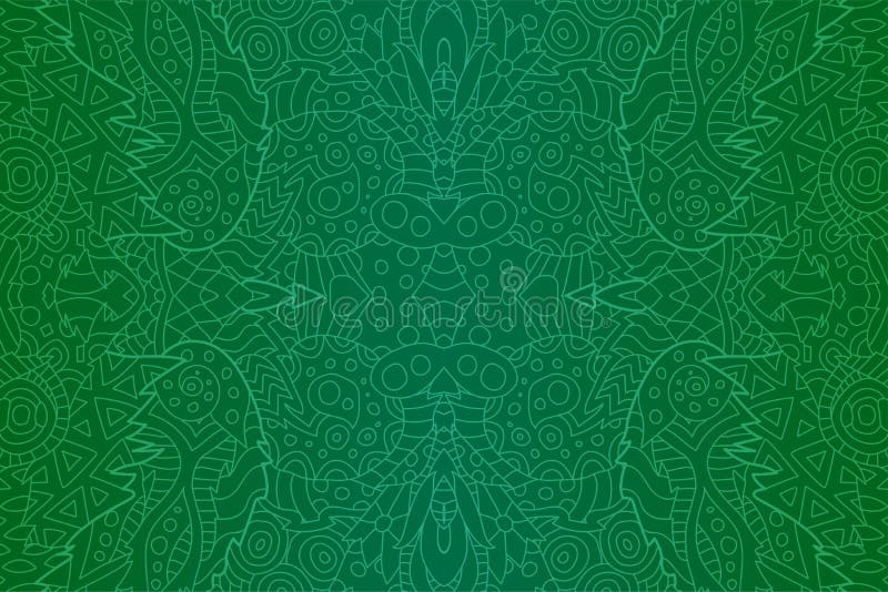 Image with Green Mystic Abstract Seamless Pattern Stock Vector ...