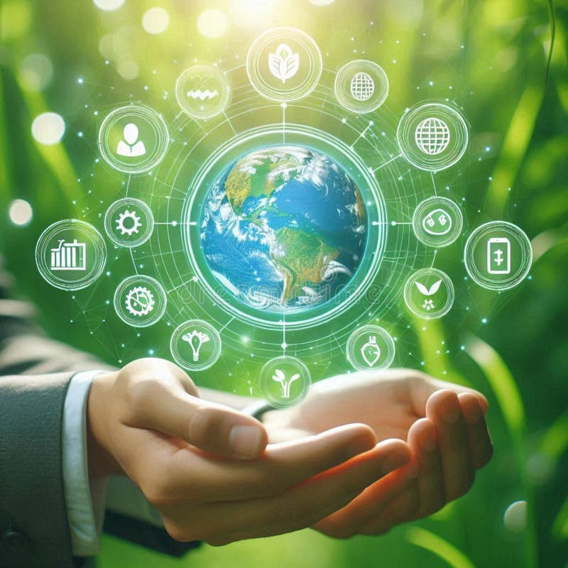 Image Green Technology or Environmental Technology Stock Illustration ...