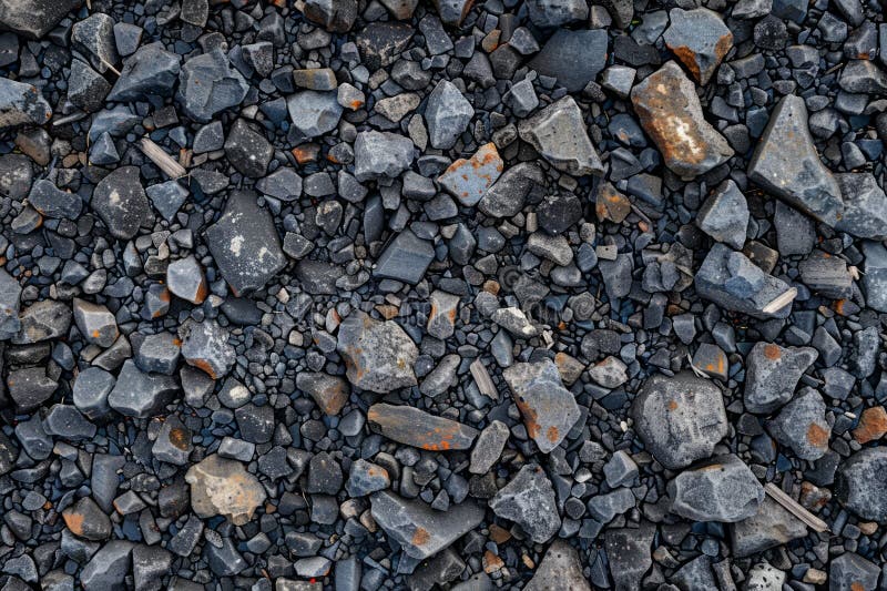 Image of Grey Asphalt Rock Ground Debris. Texture for Background Usage ...