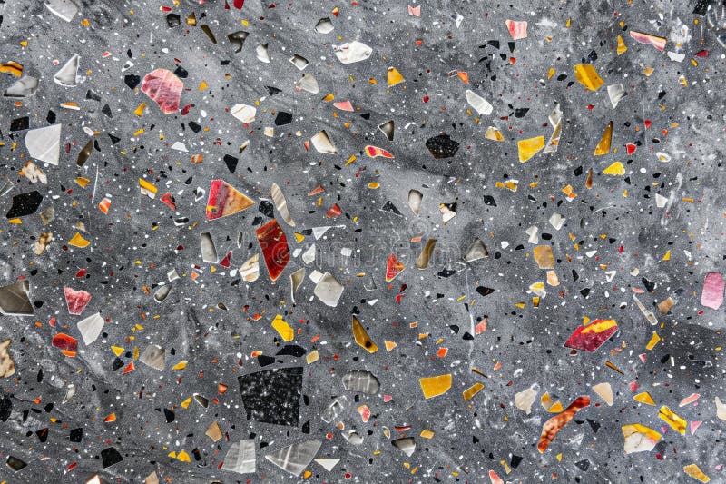 Grey Terrazzo Cement Texture High Resolution Marble Stock Image - Image ...