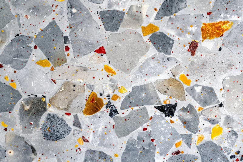 Grey Terrazzo Cement Texture High Resolution Marble Stock Image - Image ...