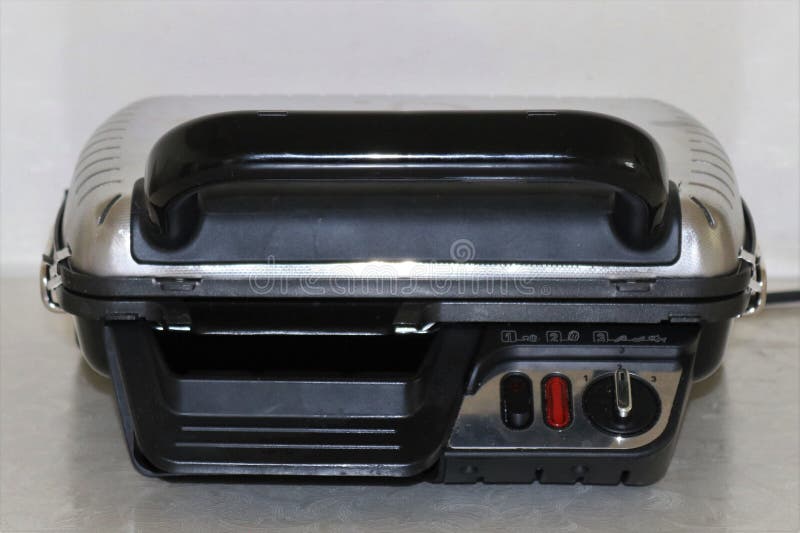 Image of Grill and Toast Machine. Stock Image - Image of black, toaster ...