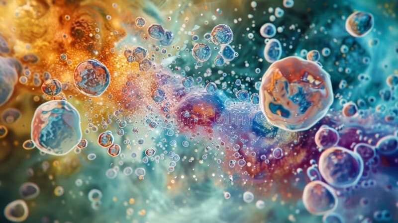 An Image of a Group of Mast Cells Releasing Their Granules ...